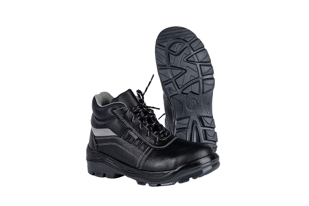 SAFELITE BLACK ANKLE SAFETY BOOT TOE CAP S2 – Deluxe Footwear