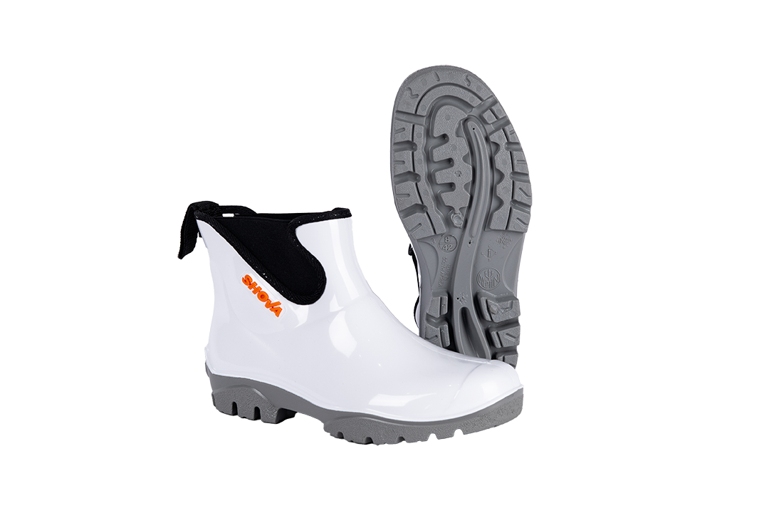 SHOVA WHITE CHELSEA ANKLE GUMBOOT – Deluxe Footwear
